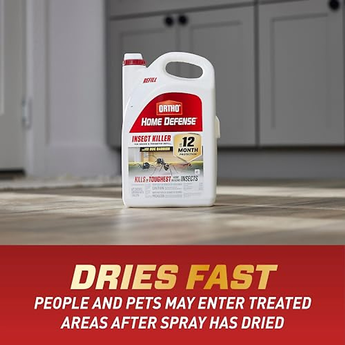 Ortho Home Defense Insect Killer for Indoor & Perimeter Refill2, Controls Ants, Roaches, Spiders, and More, 1 gal.
