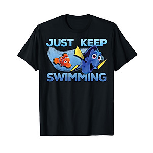 Disney Pixar Finding Dory Just Swimming With Nemo Logo T-Shirt