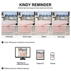 PiccoCasa 100% Cotton Terry Kitchen Dish Cloths, Highly Absorbent, Fast Drying and Machine Washable Dish Towel - Great for Household Cooking Cleaning, 6 Pack, 13 x 13 Inches Pink