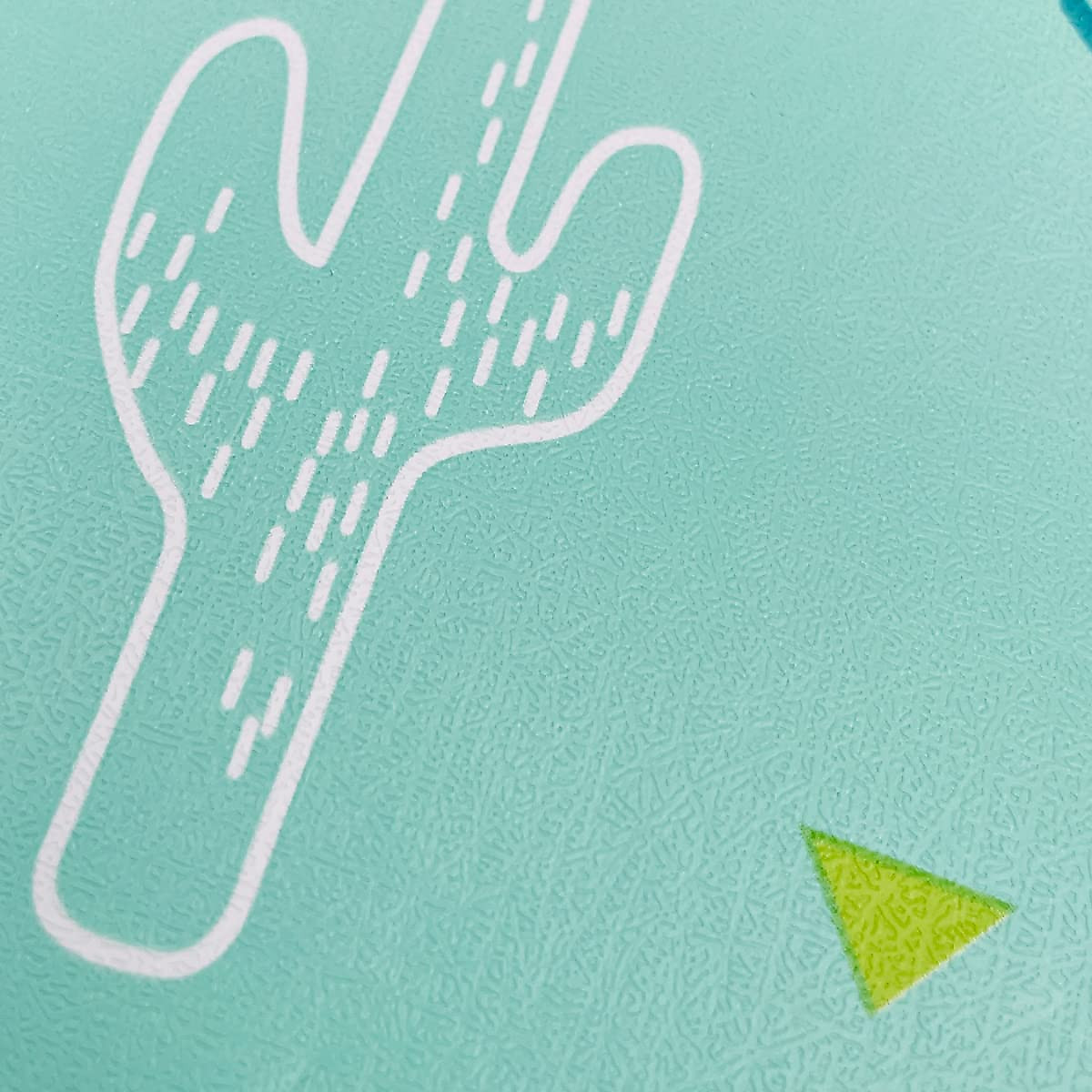 Yifasy Shelf Liner Alpaca Cactus Self-Adhesive Waterproof Drawer Paper Protect Furniture Wall Surface Decor Toy Storage Trunk 118x17.7 Inch