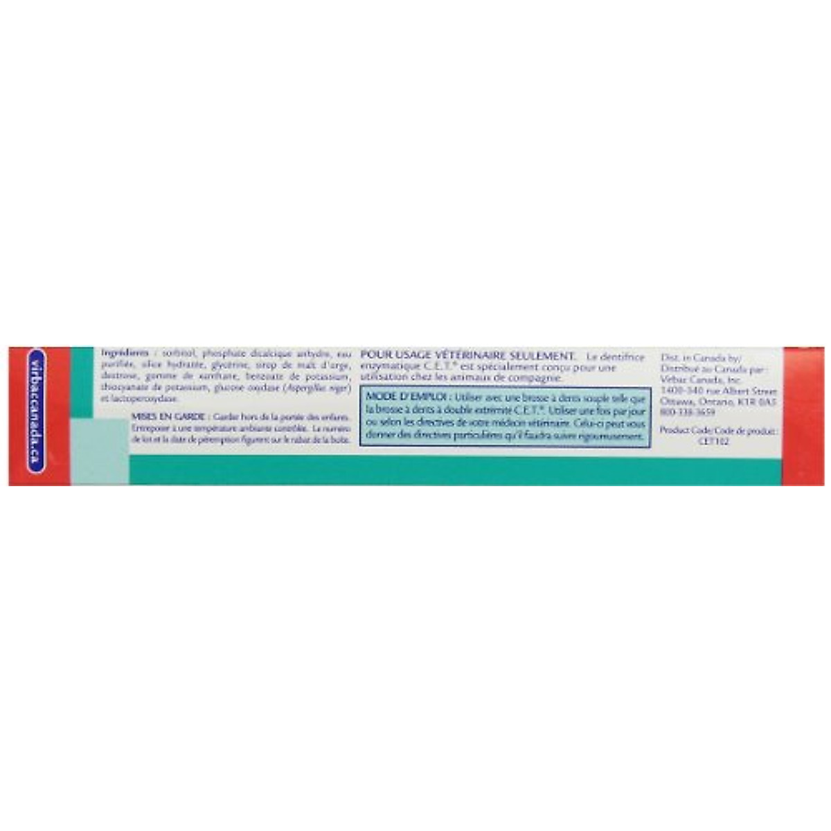 Virbac C.E.T. Enzymatic Toothpaste, Malt Flavor, 2.5 oz