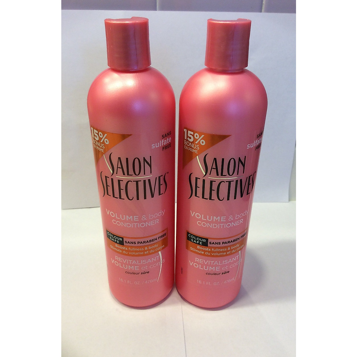 2pck - Salon Selectives Volume & Body Conditioner 16.1 fl. oz.