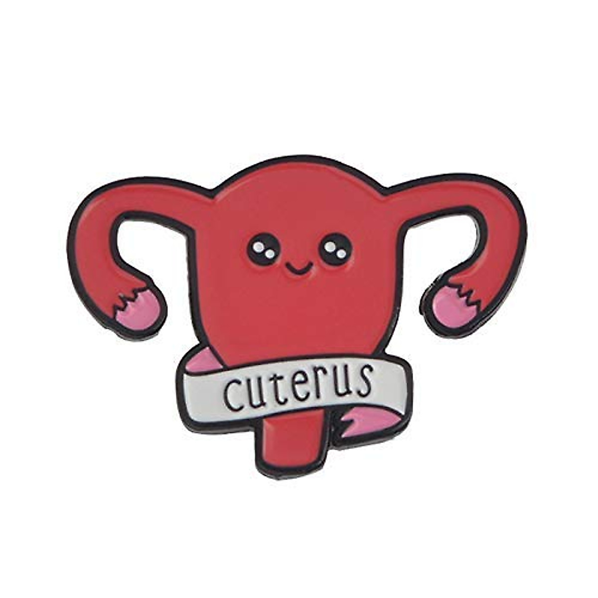 ALIWS Brooch，Button，Pin，Corsage，Boutonniere, Cartoon Women's Womb Shape The Uterus Jewelry Gift Portable and Useful Lovely