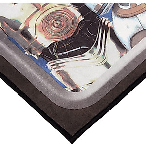 Gertmenian Disney Licensed Childrens Kids Nonslip Area Rug, 40x54 Medium, Star Wars Characters