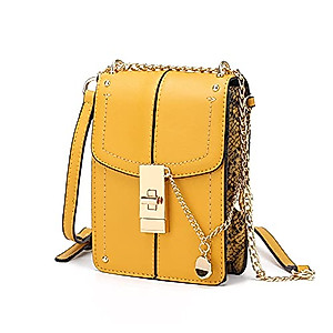 MKF Collection Small Crossbody Bag Cell Phone Purse for Women Card Slots – Vegan Leather Cellphone Bag Case by Mia K