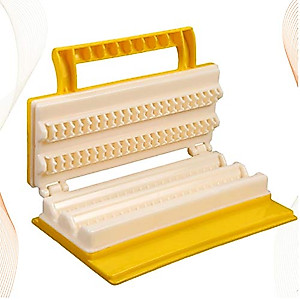 DOITOOL Meat Skewer Tools Barbecue Meat Skewer Machine BBQ Meat String Device Quick Portable Meat Skewer Box Easy Skewer Tools (Double-Row) Meat Maker Grill