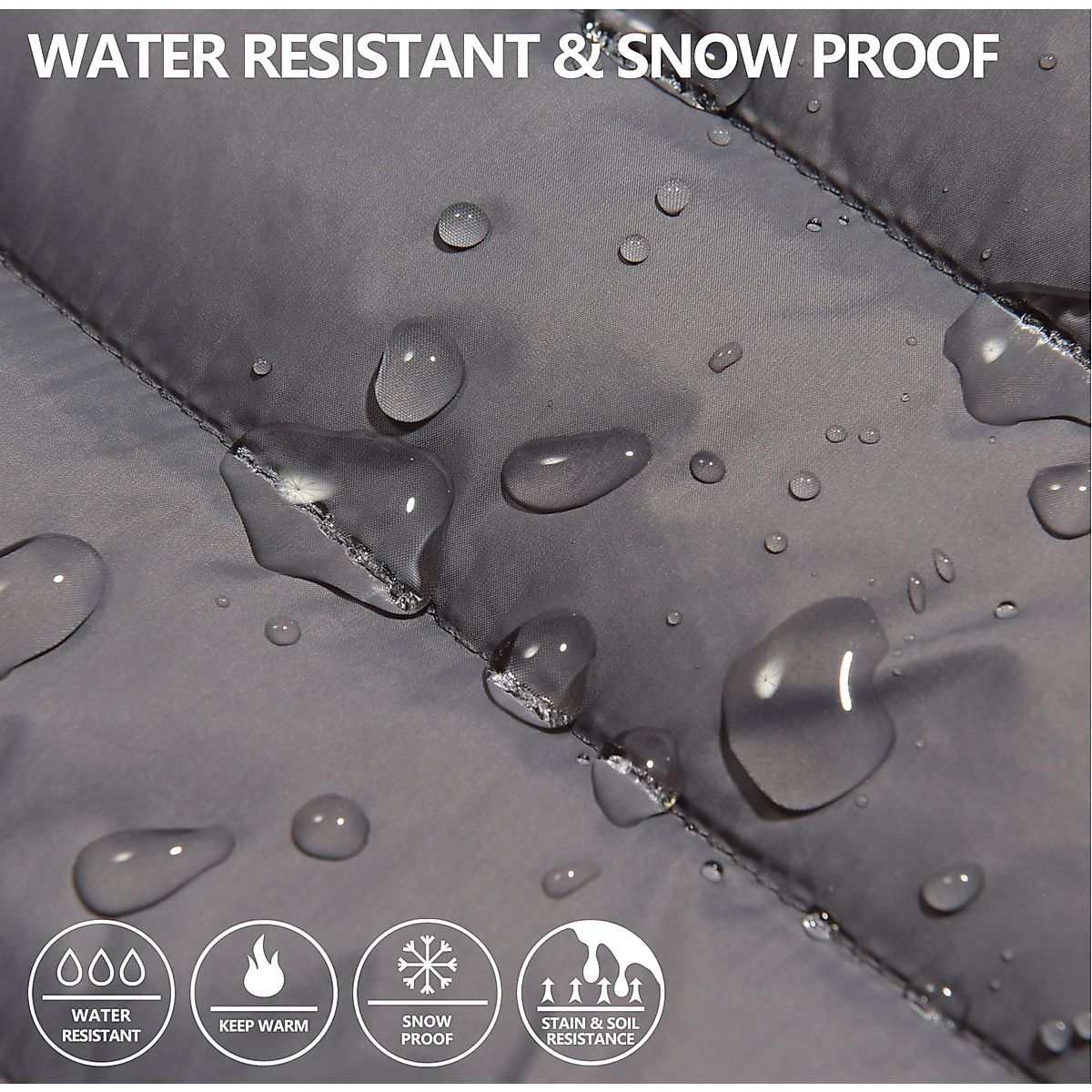 Little Donkey Andy Women's Down Pants Lightweight Insulated Puffy Sweat Pants High Waist Warm Puffer Quilted Trousers for Women Snow Winter Outdoor Camping Running Golf Jogging Hiking, Grey, X-Large