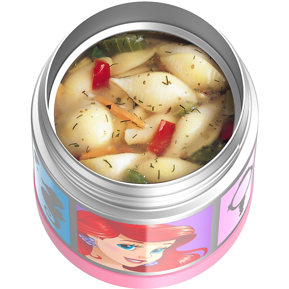 THERMOS FUNTAINER 10 Ounce Stainless Steel Kids Food Jar, Disney Princesses