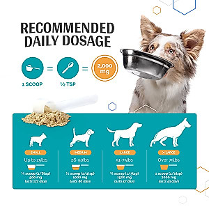 TopDog Health - Flexerna Essentials Green Lipped Mussel Powder & MSM for Dogs - Natural Dog Joint & Mobility Support - Natural Glucosamine Chondroitin + Omega-3 Fatty Acids - Anti-Inflammatory - 3 Oz