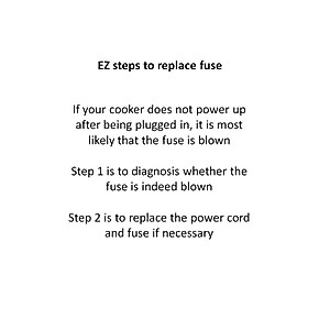 "GJS Gourmet Fuse Compatible with 8 Qt Bella Electric Pressure Cookers Model M-80B30AG". This fuse is not created or sold by Bella.