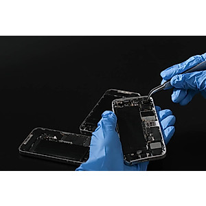 TOWOT Precision Tweezers, Stainless Steel Eagle Beak Tweezers for Craft, Electronics, Soldering, Medical and Experimental Work, Jewelry-Making, Non-Magnetic Curved Tweezers