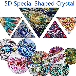 Diamond Painting Bookmarks Kits Balley Girl in Rain Umbrella Tassel Bookmark Art Craft 5D Special Shaped Crystal Rhinestones Bookmark for Kids Adults Beginner Students Gift (21x6cm)