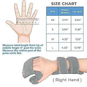 MARS WELLNESS Resting Hand Splint Left XS