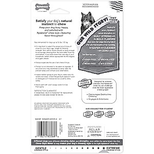 Nylabone Dura Chew Nylon Antler Dog Chew Toy, Large (4 Pack)