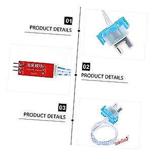 TOKIDNY Module Water Quality Detection 3.3-5v Turbidity Sensor Water Turbidity Sensor Industrial Turbidity Sensor Dishwasher Turbidity Sensor 3.3-5v Turbidity Value Detection Blue Plastic