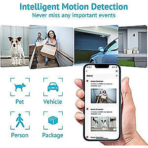 LaView 2K Security Camera Outdoor with Color Night Vision,3MP Wired Cameras for Home Security,IP65 Waterproof Camera, 24/7 Live Video,2 Way Audio,Cloud Storage/SD Slot,Compatible with Alexa