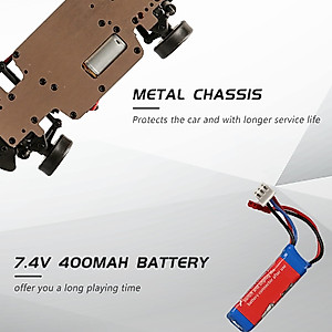 GoolRC WLtoys K969 RC Car, 1:28 Scale 2.4GHz Remote Control Car, 4WD 30KM/H High Speed RC Racing Car, Drift Car for Kids and Adults