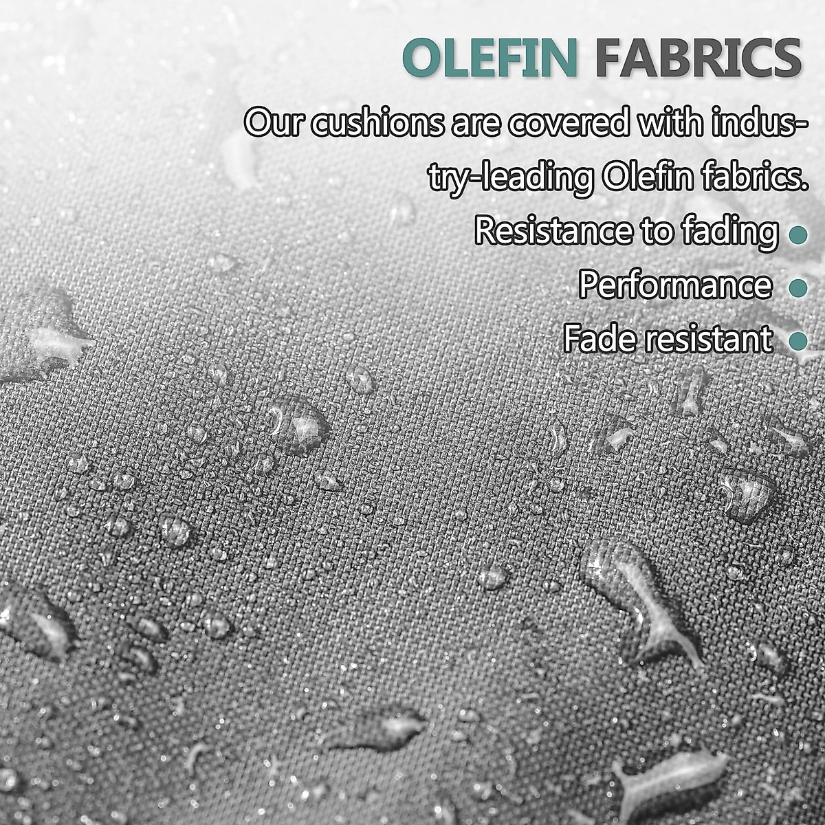 HOWSVN 5 Piece Modern Aluminum Patio Furniture Set, Outdoor Metal Seating Sets, Patio Sectional Conversation Set with Soft Cushion and Coffee Table (5 Piece Set)