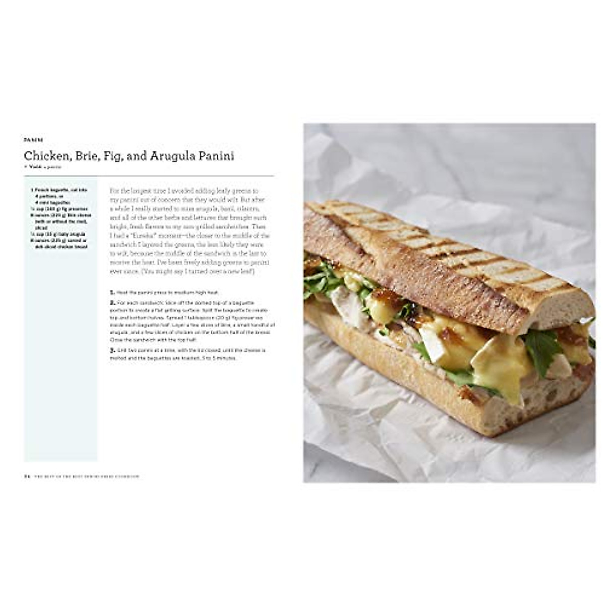 The Best of the Best Panini Press Cookbook: 100 Surefire Recipes for Making Panini--and Many Other Things--on Your Panini Press or Other Countertop Grill