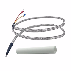 ActyGo Replacement Thermocouple + Protection Tube Bundle Fits Quadra-Fire 800, 1000, 1100i, 1200, 1200i Pellet Stoves