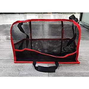 MENGDA Car Net Pocket Seat Back Organizer Handbag Holder, Capacity Bag Driver Storage Netting Pouch Barrier of Backseat Pet Kids