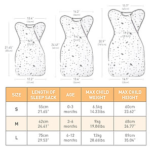 Knirose Swaddle Blanket Sleep Sack with Arms Up Design 2 Packs, Hands Up Sleeping Sack 3-Way Transitions to Arms-Free Wearable Sleeping Bag for Newborn Baby Boys Girls Snug Fit Calms Startle Reflex