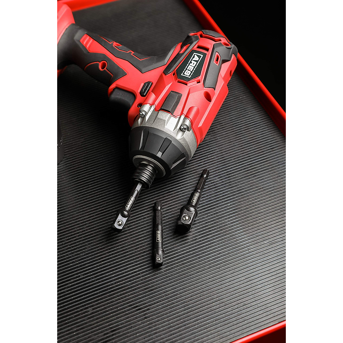 ARES 70387-10-Piece 3/8-Inch Drive 3-Inch Impact Grade Socket Adapter Set - Turns Impact Drill Drivers into High Speed Socket Drivers