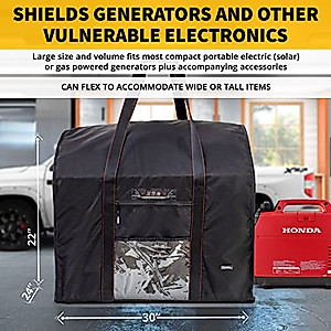 Mission Darkness Revelation EMP Shield for Generators and Extra-Large Electronics // Military-Grade Faraday Bag for EMP/CME Protection, Forensic Investigators, Preppers, and Personal Security