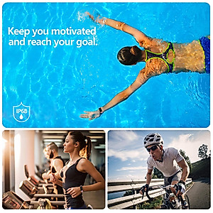 DoSmarter Fitness Tracker, Health Watch, Waterproof Activity Tracker with Calories Miles Counter and Sleep Tracking for Women Man