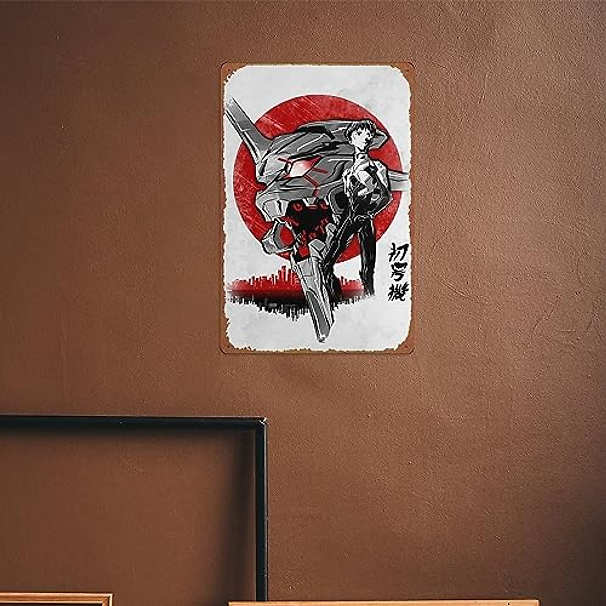 First Unit Anime Poster Retro Metal tin Sign Halloween Tin Sign,Cave,Bar,Club, Home Wall Art Metal Tin Sign 8x12 inches