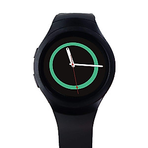 Samsung Galaxy Gear S2 Smartwatch SM-R730V 4G (Verizon) with Large Rubber Band - Renewed , Heart Rate Monitor(Dark Gray)