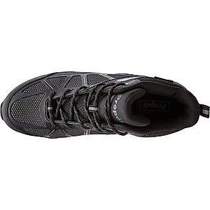 Propét Men's Seeley Hi Boot, Dark Grey/Black, 11 5E US