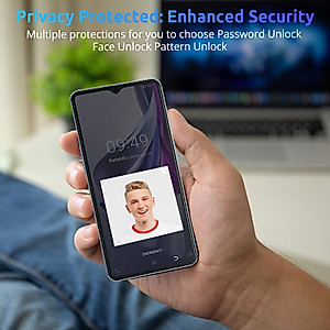 Xgody Mate50 3GB+32GB Octa-Core 4G Unlocked Phones, 6.56'’ Incell Screen Dual Sim Unlocked Cell Phones, 4500mAh Battery, Face Unlock, Camera 5MP+18MP Android Smartphones (Blue)