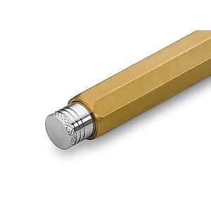 Kaweco SKETCH UP Clutch Pencil 5.6 mm 5B Brass I Exclusive Mechanical Pencil with Lead Refill I Pencil 10.5 cm