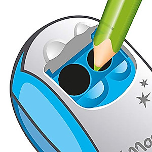 Maped Clean 2 Hole Pencil Sharpener, Assorted Colors (030249)