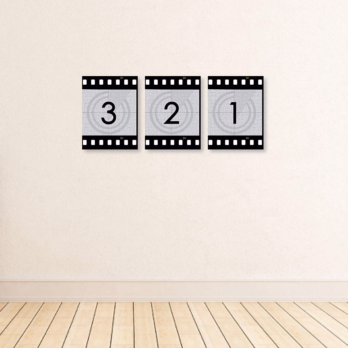 Big Dot of Happiness Movie - Hollywood Film Wall Art and Home Theater Room Decorations - Gift Ideas - 7.5 x 10 inches - Set of 3 Prints