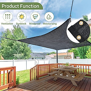 70% Garden Shade Cloth, 10x20FT HDPE Mesh Tarp with Upgraded Grommets, Keten UV-Resistant Outdoor Sun Shades for Greenhouse, Garden, Patio Plants, Pergola