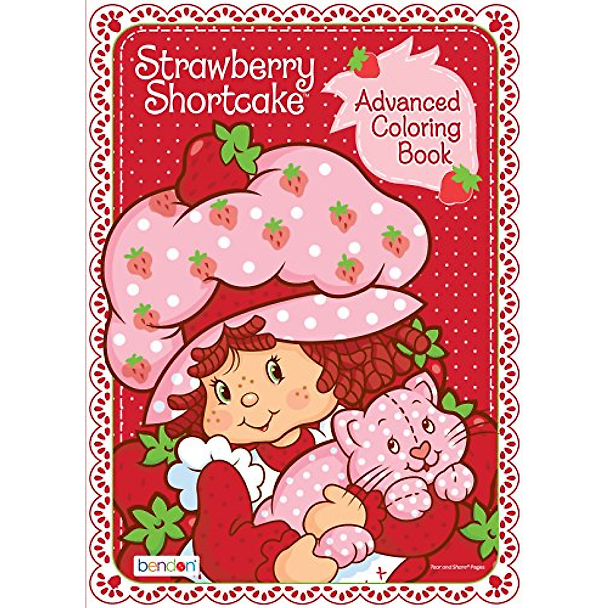 Bendon Strawberry Shortcake Retro 80-Page Advanced Coloring Book (42440)