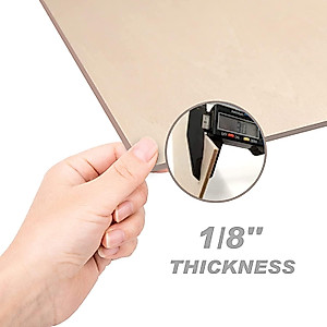 Basswood Sheets - 20 Pack 300 * 200 * 1.5mm Thick,Thin Wood Sheets Perfect for Crafts,Laser Cutting,Carving,Cricut Maker Projects,Veneer and Model Building