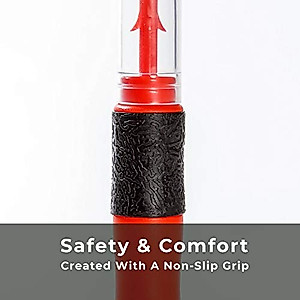 D Vein Lobster Deveiner - Simple to Use Lobster Cleaner Tool - Perfect for Divers and Lobster Lovers to Use with Lobster Crackers, Lobster Picks and Lobster Kits - Red