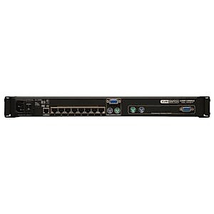 Tripp Lite NetCommander 8-Port Cat5 1U Rack-Mount Console KVM Switch with 19-in. LCD (B070-008-19)