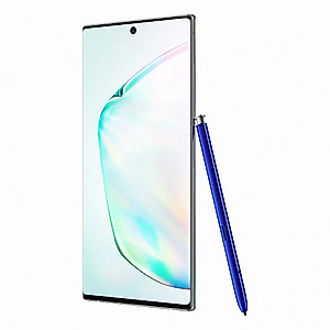 SAMSUNG Galaxy Note 10+ Plus (256GB, 12GB) 6.8" QHD+ AMOLED, Snapdragon 855, 4300mAh Battery, 4G LTE Fully Unlocked (T-Mobile, Verizon, Global) N975U1 US Model (w/Wireless Charger Pad, Aura Glow)