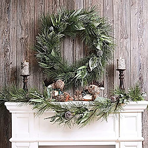 Incredle Birch Flameless Candles Moving Flame Battery Operated Candles Set of H4 5" 6" xD3 Real Wax Flickering LED Pillar Candles with 10 Key Remote Timer