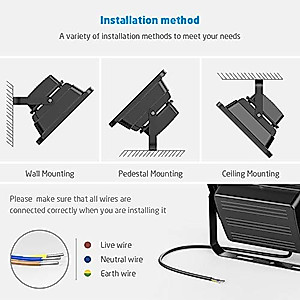 Missbee Super Bright 200W LED Flood Light, 22000lm Outdoor Landscape Flood Light, Security Light , 2800-3000K, Work for Garage, Garden, Lawn,Yard and Playground (Warm White)