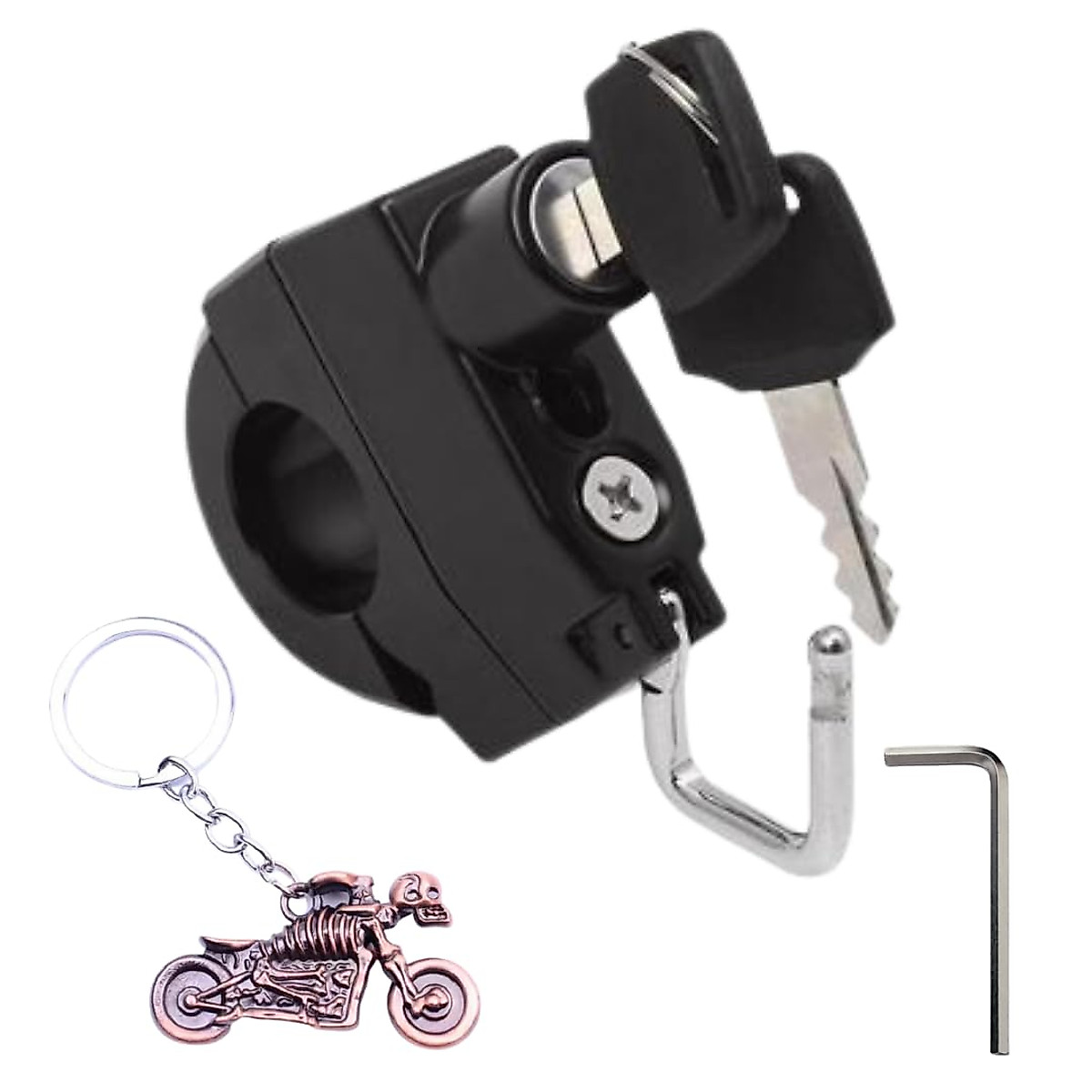 Motorcycle Helmet Lock, Universal Motorcycle Helmet Lock, Motorcycle Helmet Anti-Theft Lock, Motorcycle Helmet Anti-Theft Accessory