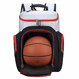 Youth Football Bag, Boys and Girls Football Backpacks Basketball Volleyball Football Bags,Separate Shoes Compartment High- All Sports Bag Gym