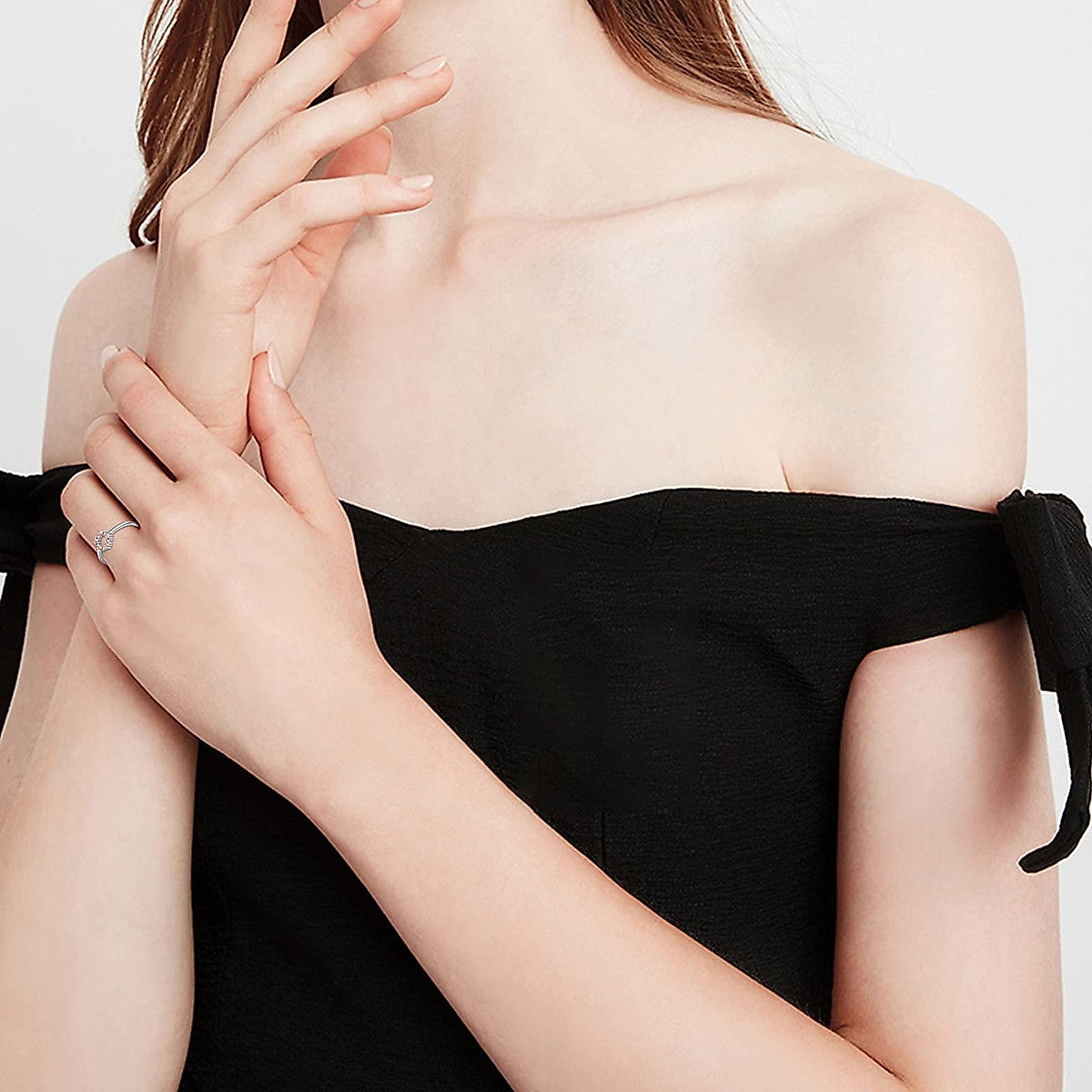 OHAYOO 926 Sterling Silver Ring for Women Adjustable Dragon/Dinosaur/Butterfly/Daisy/Planet/Lotus/SquirrelRing for Women