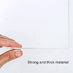 SZYAWsd File Sorters 1pc Transparent Acrylic Bookends Book Support Shelf Rack Bookends Book Shelf Desk Organizer Book Holder School Office Supplies