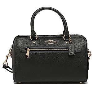 Coach Rowan Leather Satchel Crossbody Purse - #F79946 - IM/Black