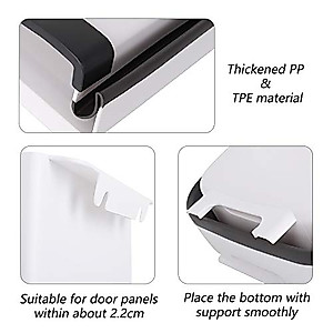 NEX Hanging Trash Can, Kitchen Collapsible Waste Bin, Small Folding Garbage Can Cabinet for Bathroom Bedroom Dorm Room Office, Wall Mounted Waste Basket -9L/2.4Gallon